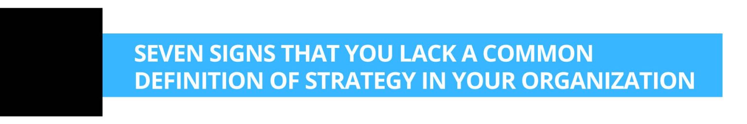 What is Your Definition of a Strategy? - Strategic Planning Facilitator ...